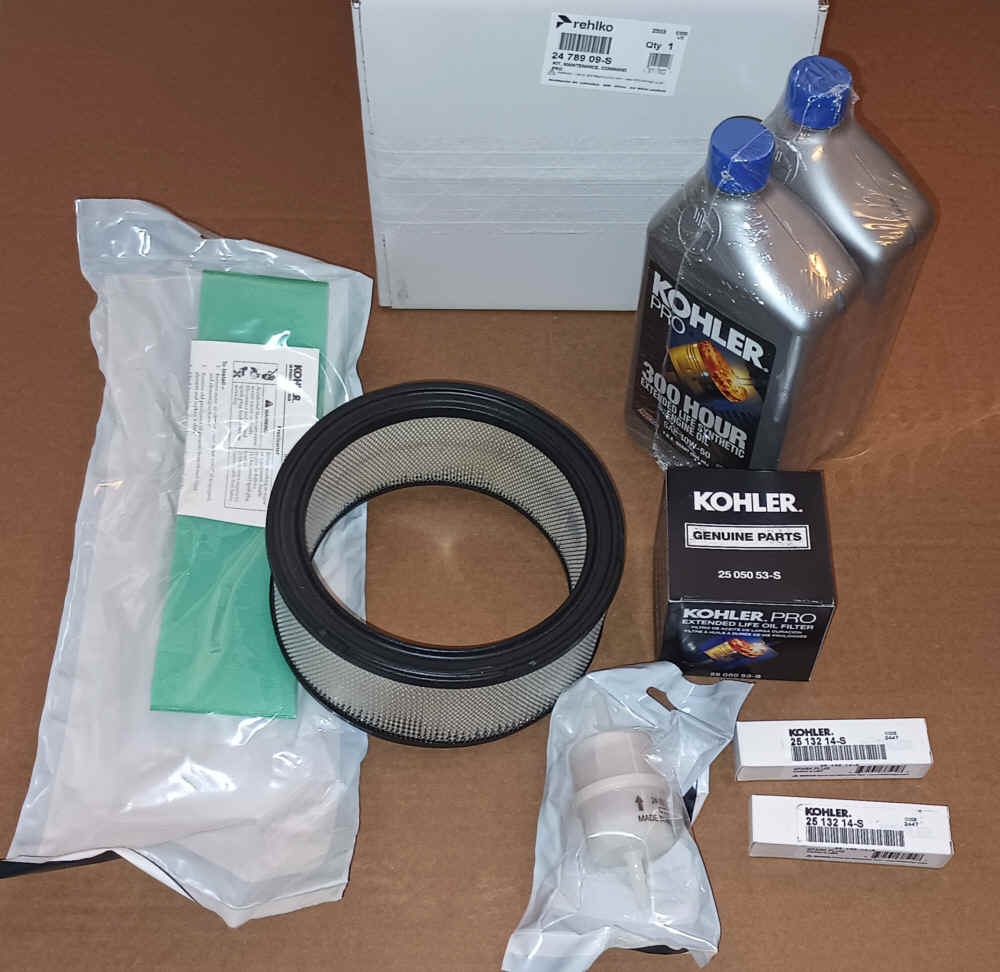 Kohler 24 789 09-S Command PRO (LPAC) Maintenance Kit – Mo Small Engine ...